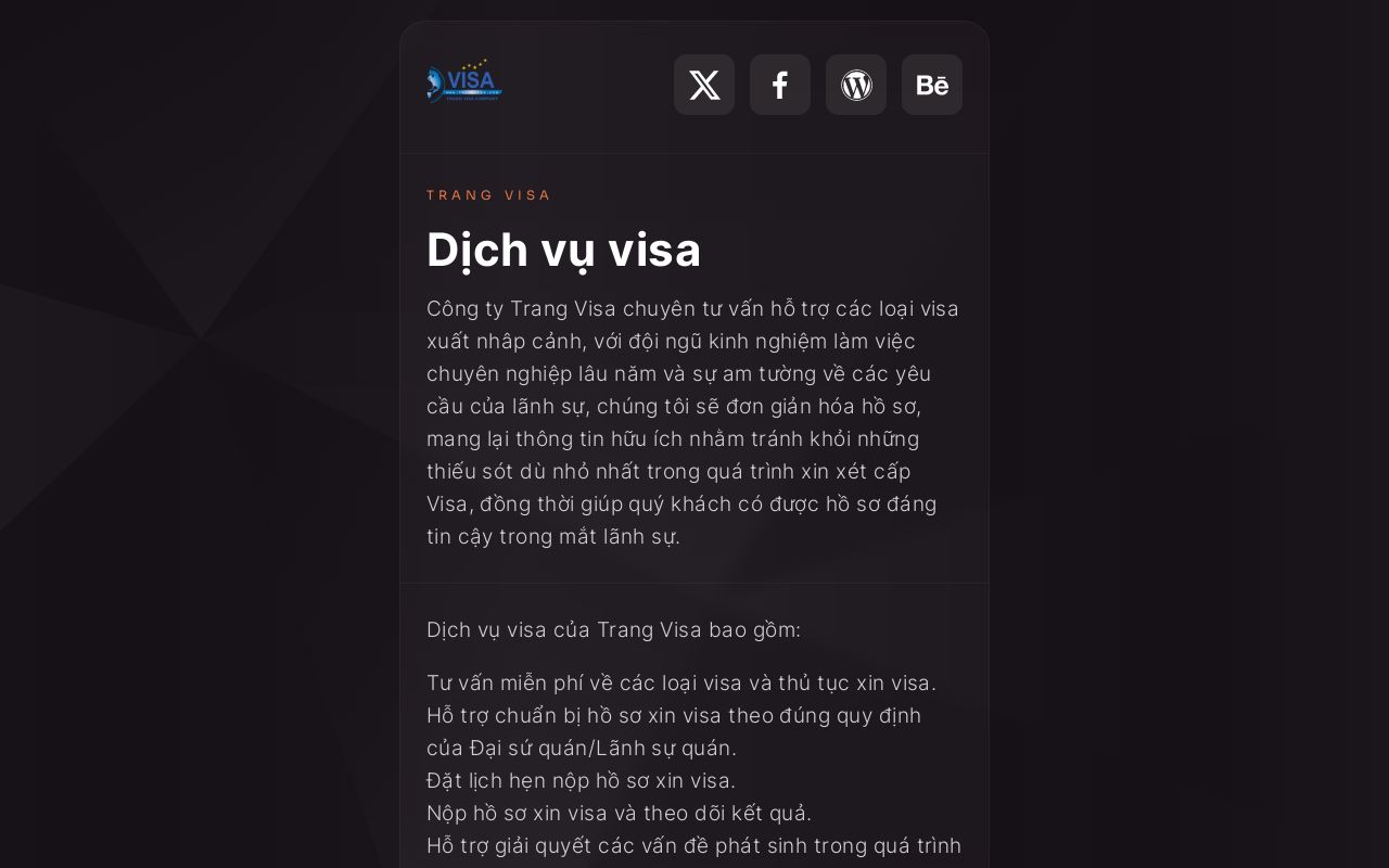 Trang Visa